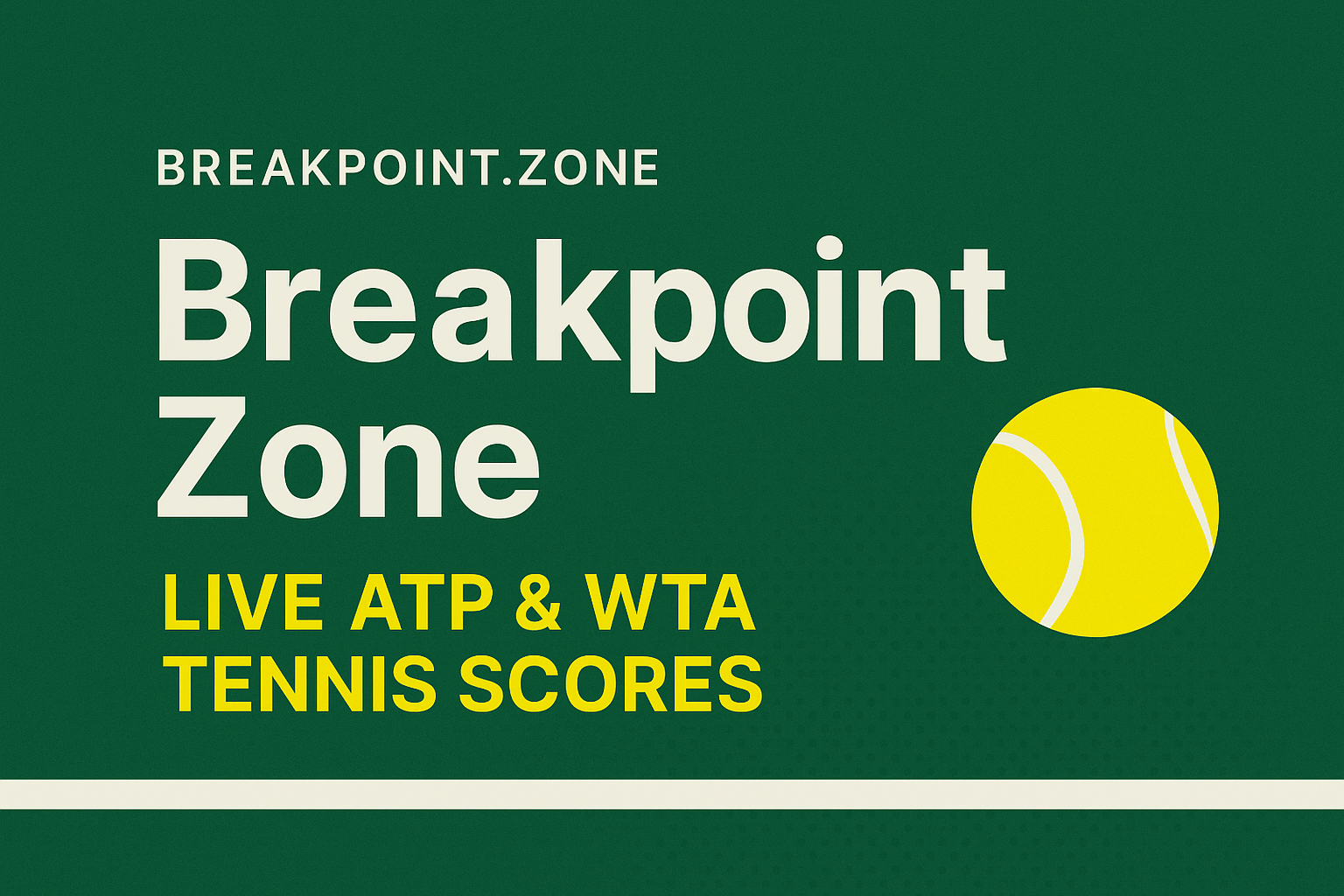 Breakpoint Zone - Live ATP & WTA Tennis Scores